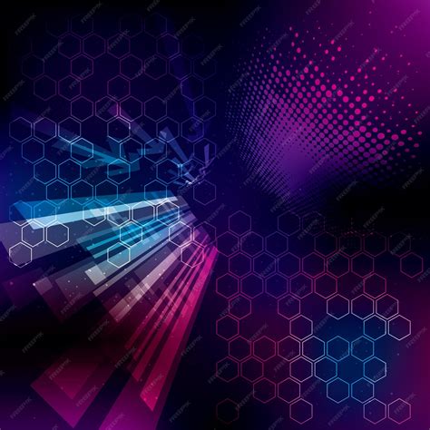 Premium Vector Abstract Technology Background Image Uses Layer Overlay Effects