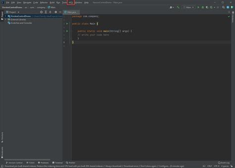Adding Version Control IntelliJ IDEA User Guide