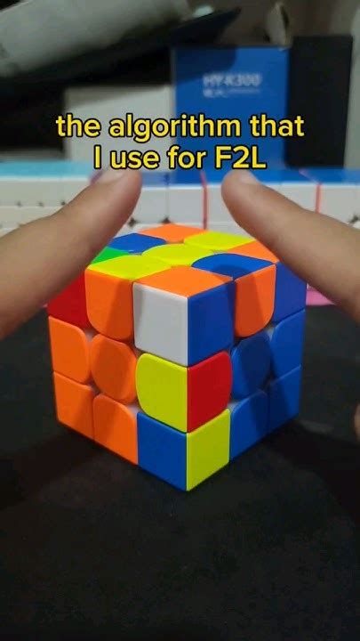 the algorithm that i use for f2l caitlincubing rubikscube youtube