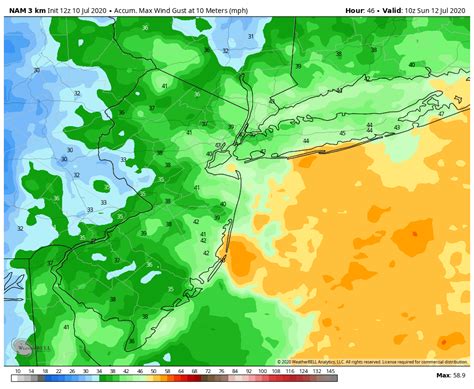 The Edge Weather Latest Total Precipitation And Wind Maps