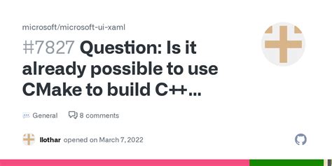 Question Is It Already Possible To Use CMake To Build C WinUI3 Apps Microsoft Microsoft Ui