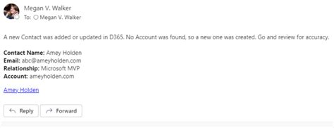 D365 Account And Contact Management Using Power Automate Megan V Walker