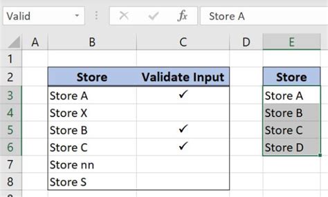 Excel Formula Validate Input With Check Mark Excelchat