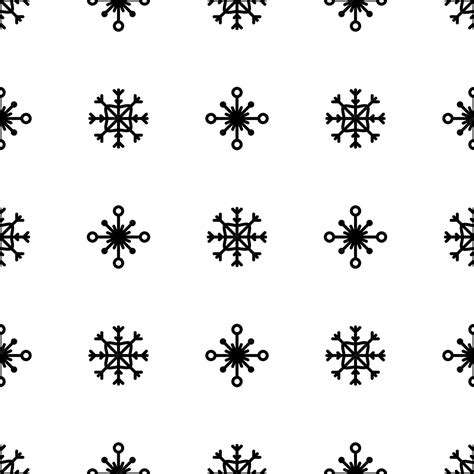 Premium Vector Snowflake Pattern Snowflake Vector Pattern Each