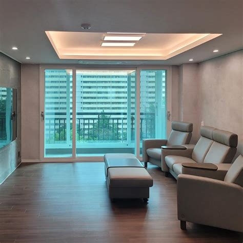 가족의 소통을 위한 대면형 주방 32평 인테리어 Lx Z In