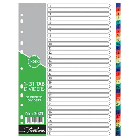 File Divider Pvc 1 31 Think Ink