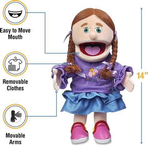 Amy Peach Girl Hand Puppet Beautysuppliers Sm Products