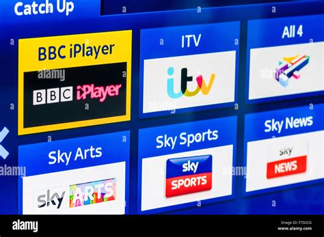 Bbc Iplayer Itv Player All4 Player And Sky Catchup Television Players On A Sky Hd Settop Box