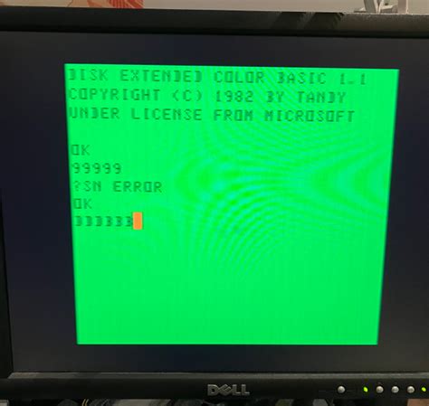 Tandy Color Computer 2 KernelCrash