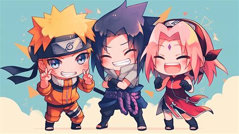 Chibi Sakura And Sasuke
