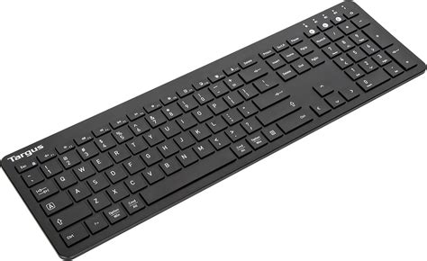 Targus Full Size Multi Device Bluetooth Antimicrobial Keyboard Black AKB864UK BigaMart