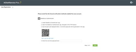 How To Configure Salesforce Authenticator For Identity Verification Manageengine Adselfservice