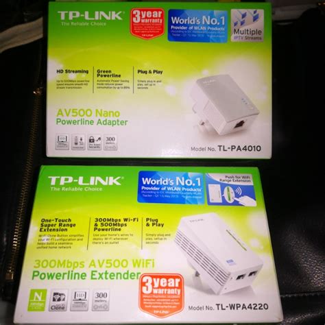 Tp Link Powerline And Adapter Computers Tech Parts Accessories Cables Adaptors On Carousell