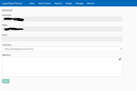 Unable To Edit Account Page In Laserfiche Forms Laserfiche Answers