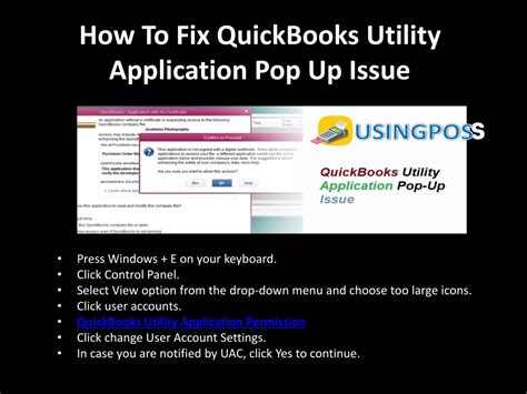 PPT QuickBooks Utility Application Set Up Error How To Fix PowerPoint Presentation ID