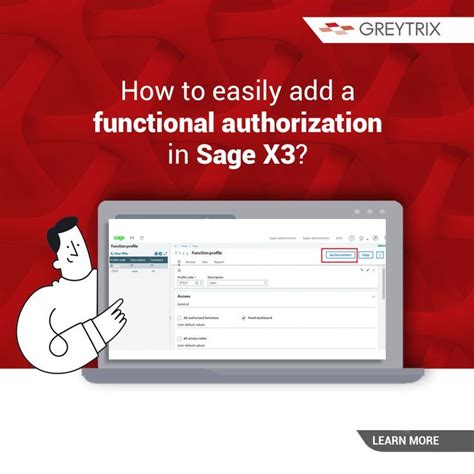 how to easily add a functional authorization in sage x3 fbtw greytrix