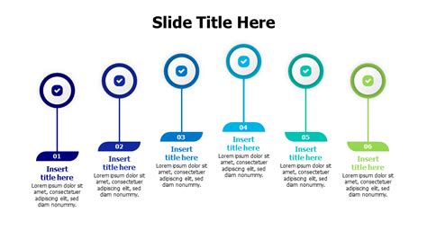 5 points vertical timeline 65 inforgraphics and slides