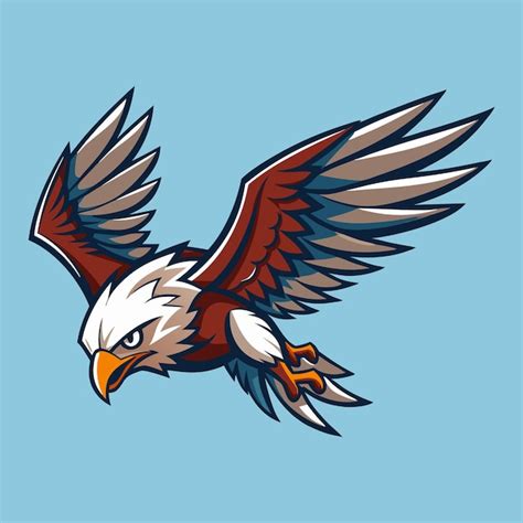 Premium Vector Eagle Diving Vector