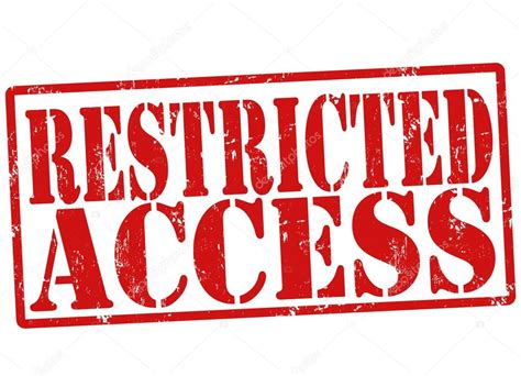 Restricted Access Stamp — Stock Vector © Roxanabalint 32528941