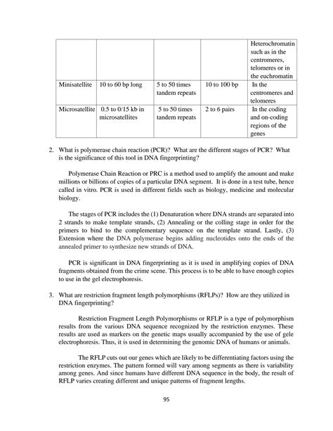 SOLUTION Genetics Lab Exercise Dna Fingerprinting Studypool