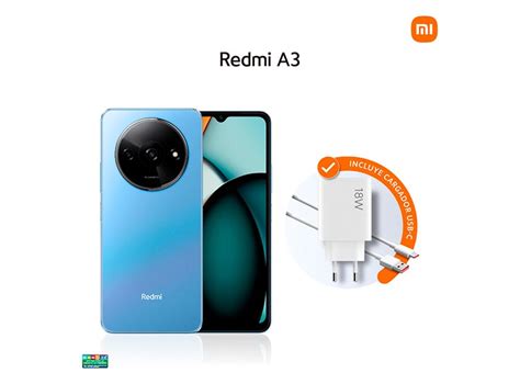 CELULAR XIAOMI REDMI A3 128GB 4GB RAM 8MP 6 7