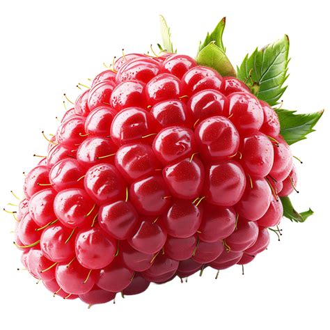 Ai Generated Vibrant Berry Burst Raspberry Cut Out With Transparency Ai Generated Vibrant Berry Burst Raspberry Cut Out With Transparency