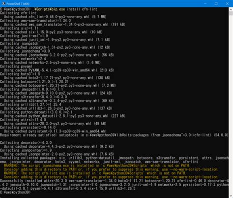 windowsでcloudformationのlinter cfn python lint を気軽に扱う方法 developersio