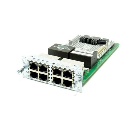NIM 8CE1T1 PRI 8 Port Gigabit Ethernet Card Multiflex Trunk Voice Channelized