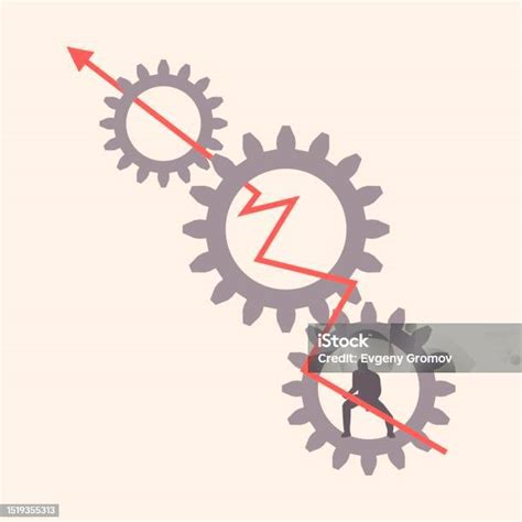 Business Operation Process Management Tiny Person Concept Company Organization Control And