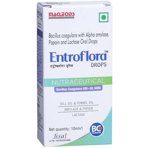 Buy Entroflora Drops 10 Ml Online At The Best Price Sastasundar