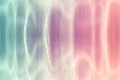 Abstract Waves In Soft Colors Create A Soothing Visual Experience In A Serene Environment Stock