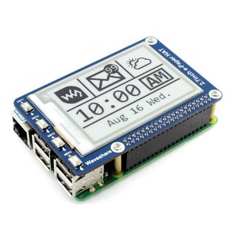 WS X Inch Black E Ink Display HAT For Raspberry Pi
