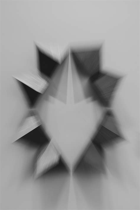 3 D 효과 각진 모양 관념적인 그림자 기하학적 남아메리카 다이나믹한 단조 디자인 로사리오 모양 미니멀리스트 방사형 흐림 블랙 앤 화이트 산타페