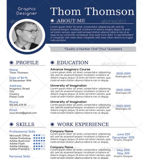 41 One Page Resume Templates Free Samples Examples And Formats Download