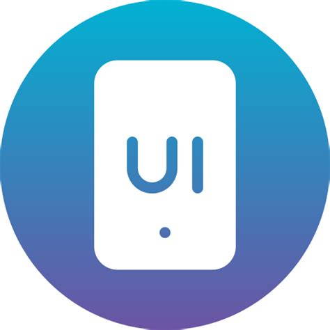 User Interface Generic Flat Gradient Icon