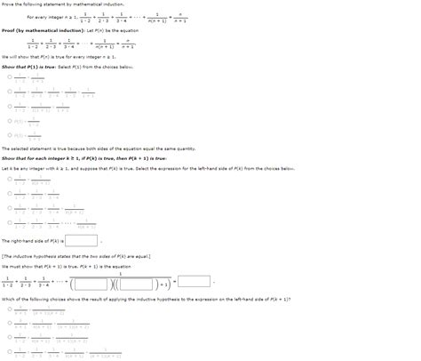 Solved Prove The Following Statement By Mathematical Chegg