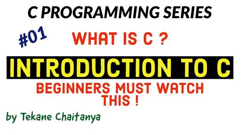 What Is C Language Introduction To C Language C Language For