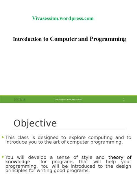 1 Introduction To Computer Pdf Computer Data Storage Computer