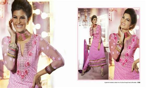 Jacqueline Fernandez Salwar Kameez 2013 14 By Nakshatra Bollywood