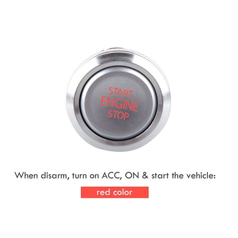 EASYGUARD Replacement Push Start Stop Button For E Grandado