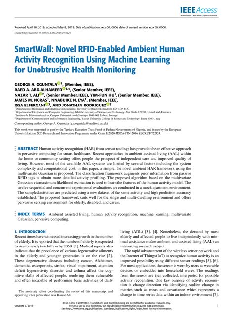 Pdf Smartwall Novel Rfid Enabled Ambient Human Activity Recognition