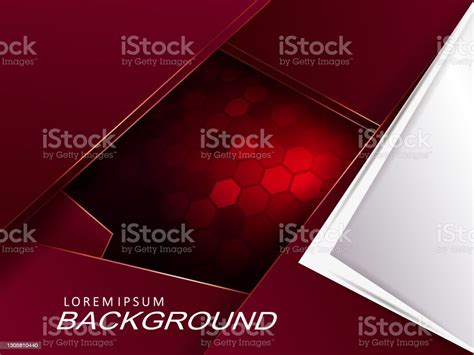 모자이크 추상적 흰색 모서리와 빨간색의 그라데이션어두운 그림 화살표 1위에 대한 스톡 벡터 아트 및 기타 이미지 1위 가리기 구도 Istock