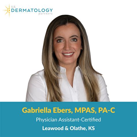 U S Dermatology Partners Welcomes Physician Assistant Gabriella Ebers U S Dermatology Partners