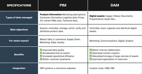 Pim And Dam Differences Challenges And Solutions Equadis