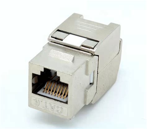 Best Price For Network Rj45 Cat6 Cat7 Keystone Jack Module 360 Degree Full Shielded Rj45 Socket