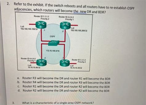 Solved 2 Refer To The Exhibit If The Switch Reboots And