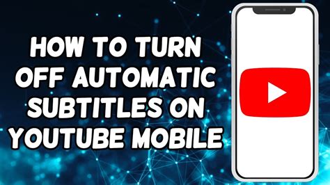 How To Turn Off Automatic Subtitles On Youtube App 2024 Youtube