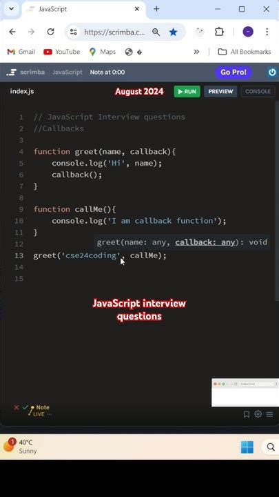 Javascript Interview Questions Javascript Programming Coding