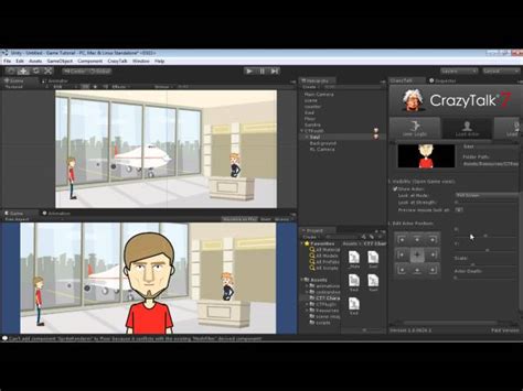free video adding a talking avatar to a 2d game scene in unity from