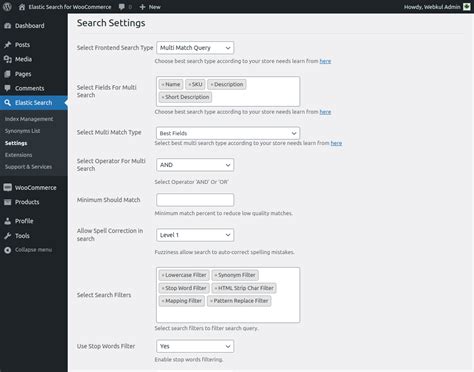 Elasticsearch For Woocommerce Query Based Search